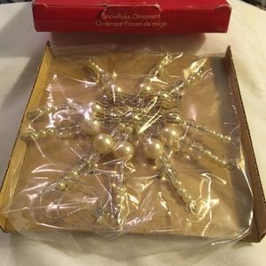 Avon | Other | Snowflake Ornament Avon Christmas Snow Tree | Poshmark